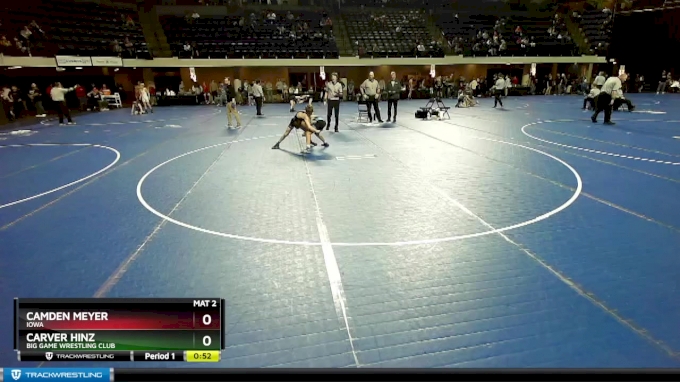 95 lbs 7th Place Match - Carver Hinz, Big Game Wrestling Club vs Camden Meyer, Iowa