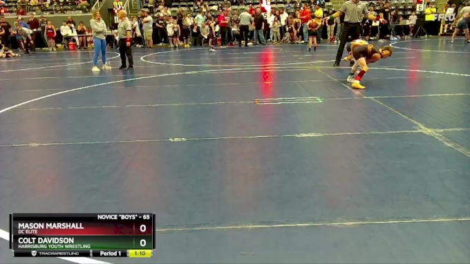 65 lbs Cons. Round 3 - Mason Marshall, DC Elite vs Colt Davidson ...