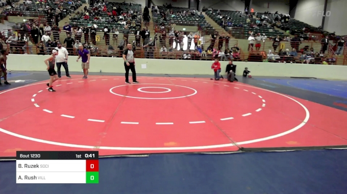 60 lbs Final - Boone Ruzek, Social Circle USA Takedown vs Ashton Rush ...