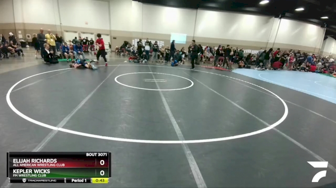 72-74 lbs Round 2 - Elijah Richards, All American Wrestling Club vs ...