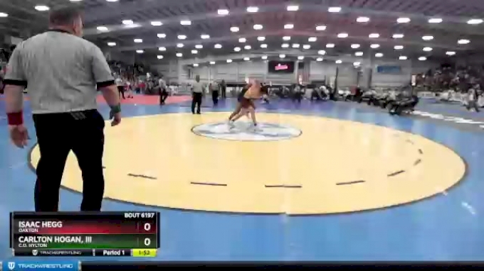 150 lbs Quarterfinal - Isaac Hegg, Oakton vs Carlton Hogan, III, C.D ...