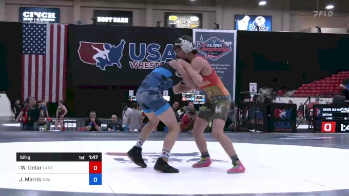 52 kg Semis - Will Detar, Lancaster Alliance Wrestling vs Jacob Morris ...