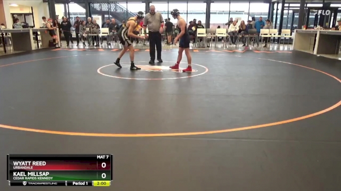 JV-13 lbs Round 5 - Kael Millsap, Cedar Rapids Kennedy vs Wyatt Reed ...