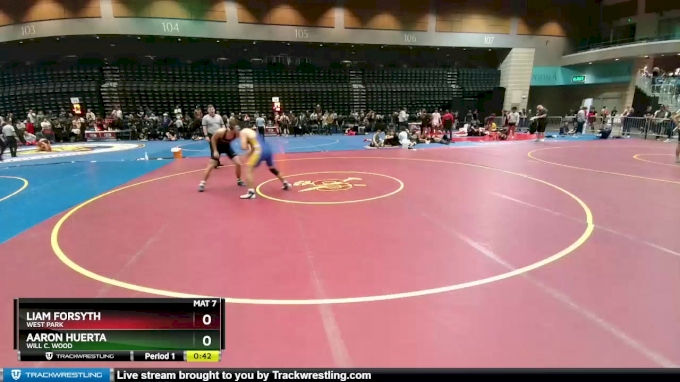 157 lbs Cons. Round 2 - Aaron Huerta, Will C. Wood vs Liam Forsyth ...