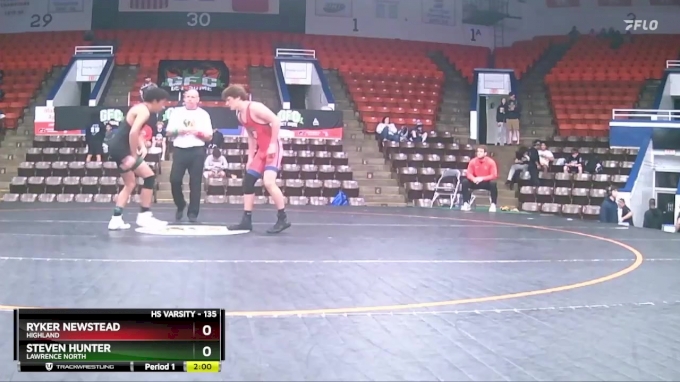 135 lbs Champ. Round 1 - Ryker Newstead, Highland vs Steven Hunter ...