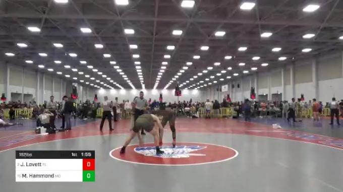 152 lbs Round Of 16 - Johnny Lovett, FL vs Maxwell Hammond, MD