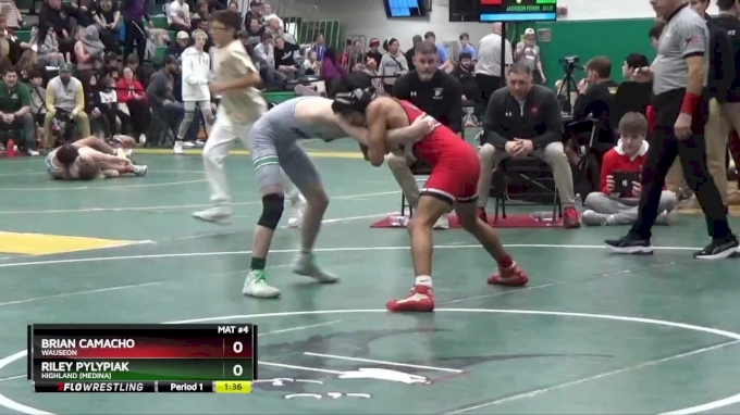 106 lbs Champ. Round 2 - Riley Pylypiak, Highland (medina) vs Brian ...