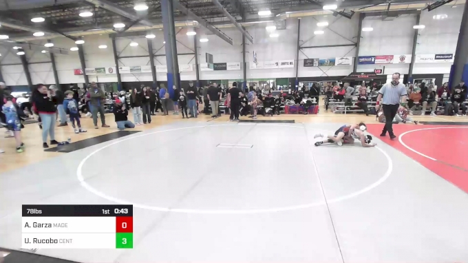 78 lbs Consolation - Andrew Garza, Madera WC vs Urijah Rucobo, Central ...