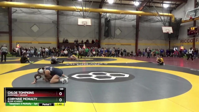 135 lbs Champ. Round 2 - Chloe Tompkins, Olentangy Orange vs Corynne ...
