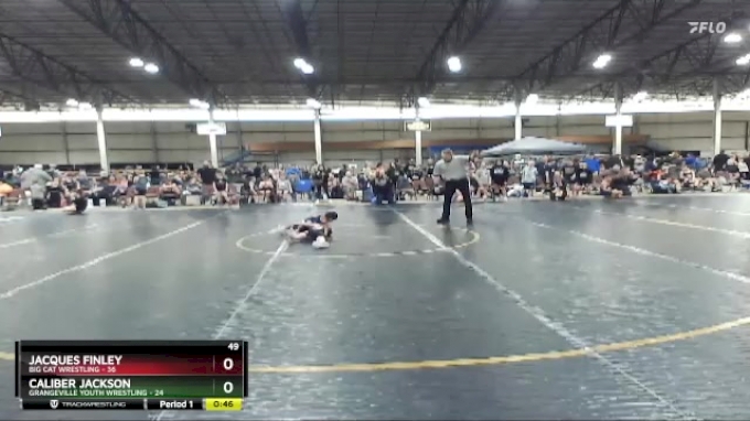 49 lbs Semis & 1st Wrestleback (8 Team) - Jacques Finley, Big Cat ...