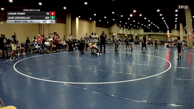 70 lbs 1st Place Match - Liam Crousillac, Gulf Coast Wrestling vs Logan ...