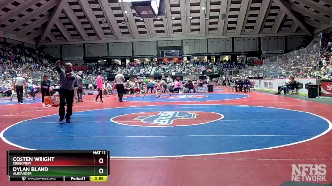 6A-165 lbs Cons. Semi - Dylan Bland, Alexander vs COSTEN WRIGHT, Creekview
