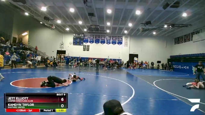 53-56 lbs Round 1 - Jett Elliott, Casper Wrestling Club vs Kamdyn Taylor, Eastside United