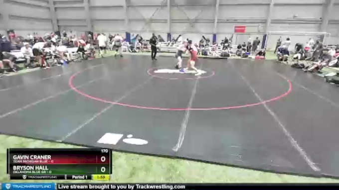 170 lbs Placement Matches (8 Team) - Gavin Craner, Team Michigan Blue ...