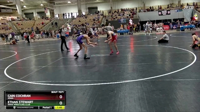 115 lbs Cons. Round 2 - Ethan Stewart, Wave Wrestling Club vs Cain ...