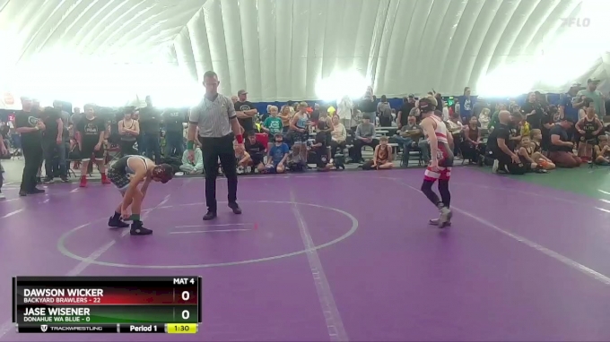 64 lbs Round 1 (8 Team) - Dawson Wicker, Backyard Brawlers vs Jase ...