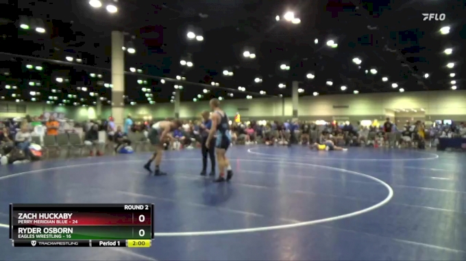 160 lbs Round 2 (6 Team) - Ryder Osborn, Eagles Wrestling vs Zach ...