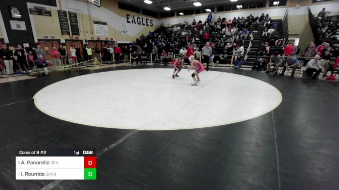 126 lbs Consi Of 8 #2 - Anthony Panarella, Greenwich vs Ioannis Rountos ...