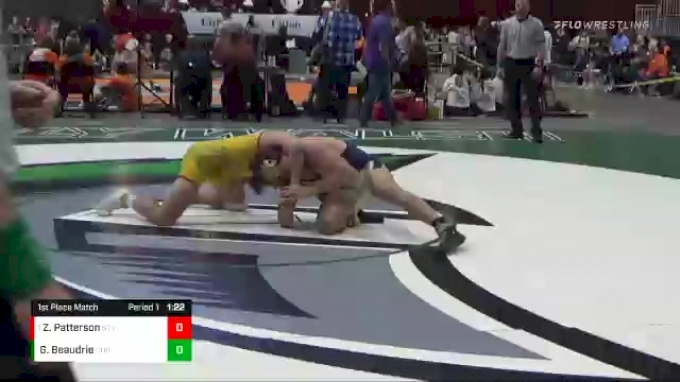 3A-182 lbs 1st Place Match - Zachary Patterson, Star Valley vs Grayson ...