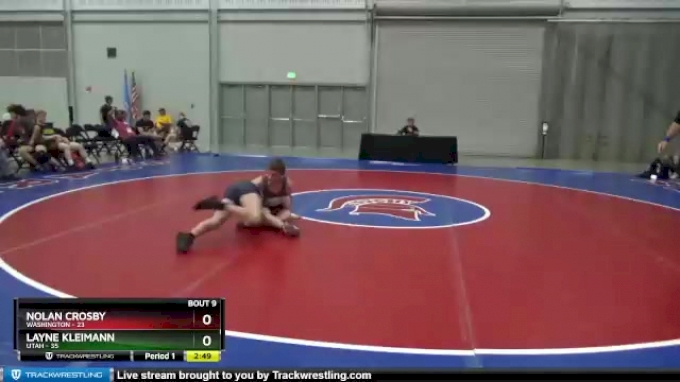 113 lbs Round 3 (8 Team) - Nolan Crosby, Washington vs Layne Kleimann, Utah