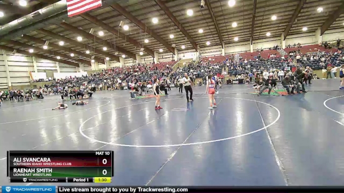 105 lbs 1st Place Match - Raenah Smith, Lionheart Wrestling vs Ali ...