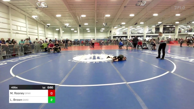 48 lbs Consi Of 16 #2 - Mickey Rooney, Spartan WC vs Lukas Brown ...