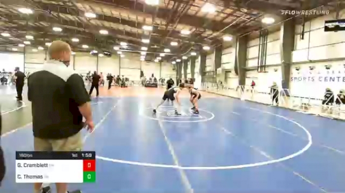 160 lbs Semifinal - Gunner Cramblett, OH vs Creed Thomas, GA