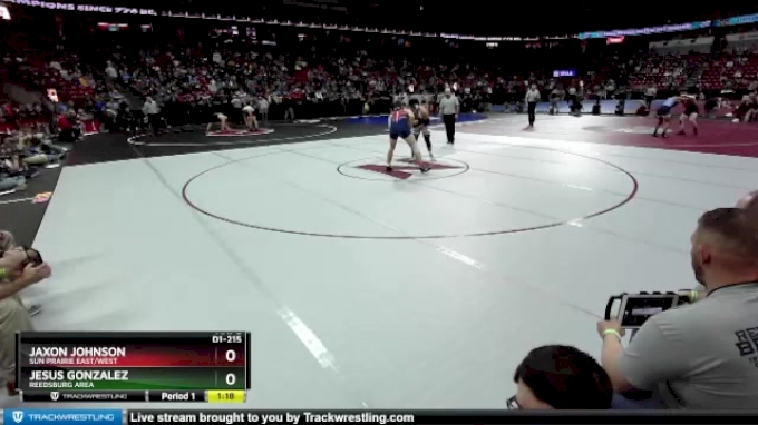 D1-215 lbs Quarterfinal - Jesus Gonzalez, Reedsburg Area vs Jaxon ...