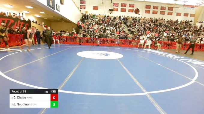 157 lbs Round Of 32 - Cole Chase, Wayland vs Jhayvon Napoleon, Quincy Upper