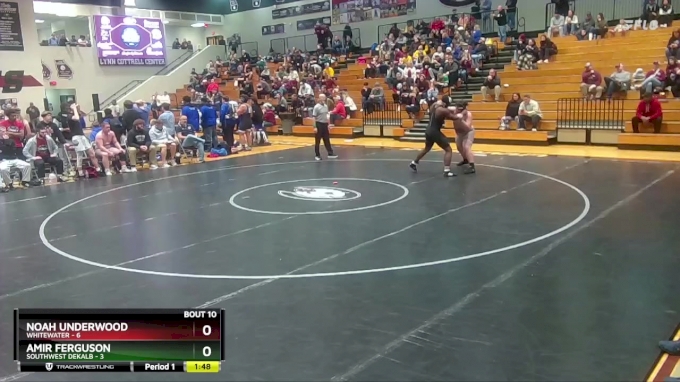 285 lbs Quarters & 1st Wb (16 Team) - Noah Underwood, Whitewater vs ...