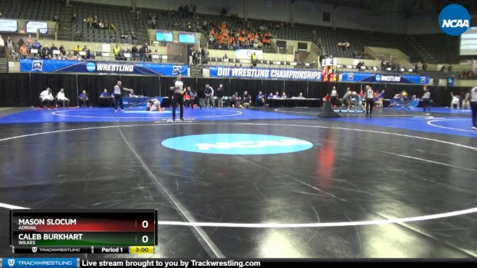 Caleb Burkhart (Wilkes) vs. Mason Slocum (Adrian)