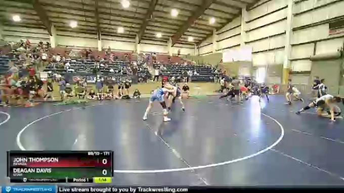 171 lbs 2nd Place Match - John Thompson, Nevada vs Deagan Davis, Utah
