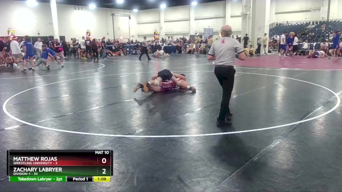 175 lbs Round 2 (6 Team) - Matthew Rojas, Wrestling University vs ...