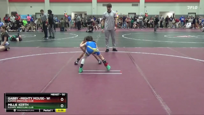 50 lbs Round 1 - Gabby -Mighty Mouse- Williamson, Elevate Wrestling ...