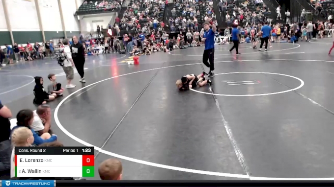 62-67 lbs Cons. Round 2 - Addison Wallin, Fillmore Central vs Elijah ...
