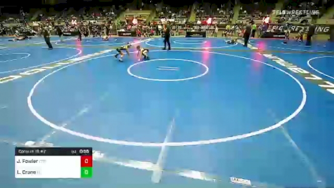 70 lbs Consi Of 16 #2 - Jaxson Fowler, Chandler Takedown Club vs Leyton ...