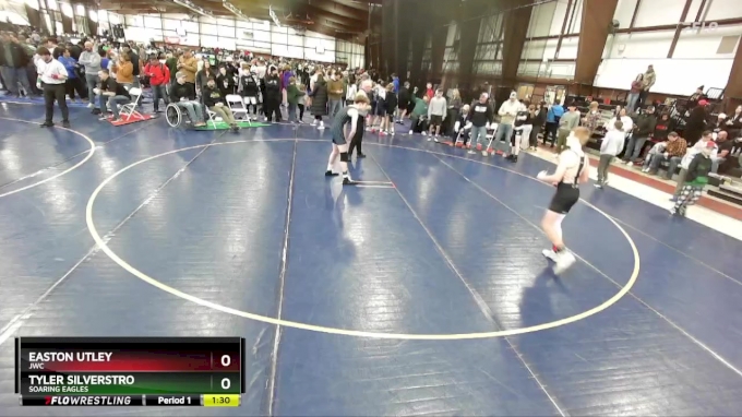 120 lbs Champ. Round 1 - Tyler Silverstro, Soaring Eagles vs Easton ...