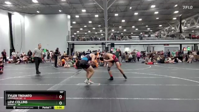 157 lbs Round 4 (8 Team) - Tyler Trovato, Centurion WC vs Levi Collins ...