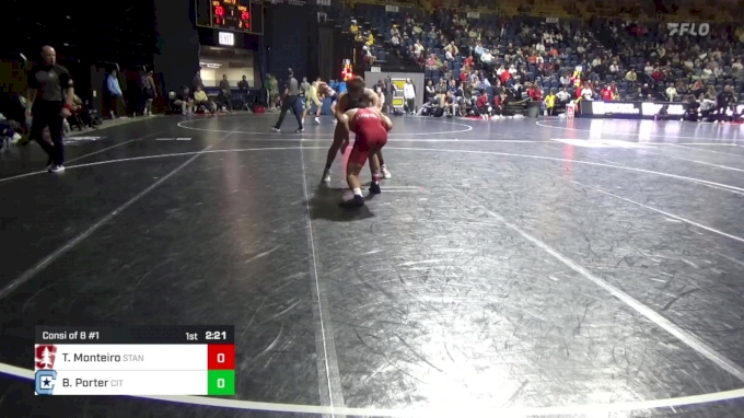 174 lbs Consi Of 8 #1 - Tye Monteiro, Stanford vs Brodie Porter, The ...