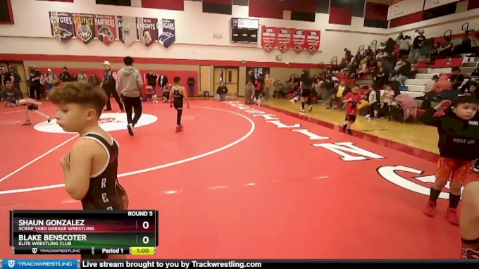 56 lbs Round 5 - Blake Benscoter, Elite Wrestling Club vs Shaun ...