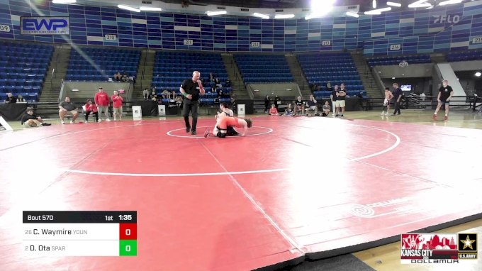 113 lbs Consi Of 8 #1 - Cash Waymire, Young Guns Nashville Wrestling vs ...