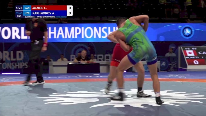 65 kg Qualif. - Lachlan Maurice Mcneil, Canada vs Abbos Rakhmonov ...