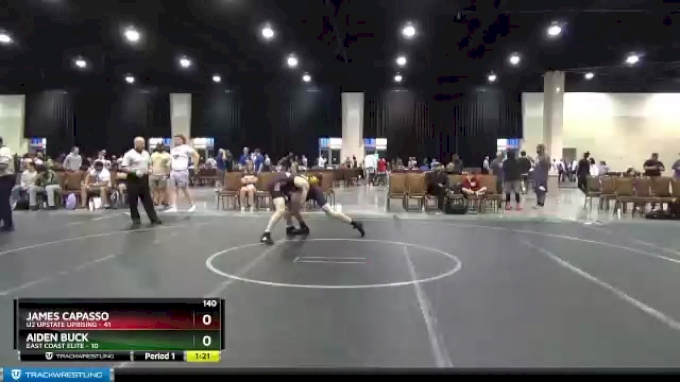 140 lbs Round 1 (6 Team) - James Capasso, U2 Upstate Uprising vs Aiden ...