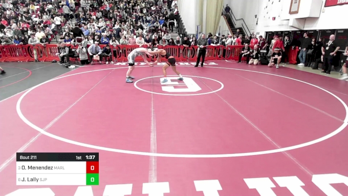 138 lbs Quarterfinal - Owen Menendez, Marlborough vs James Lally, Saint ...