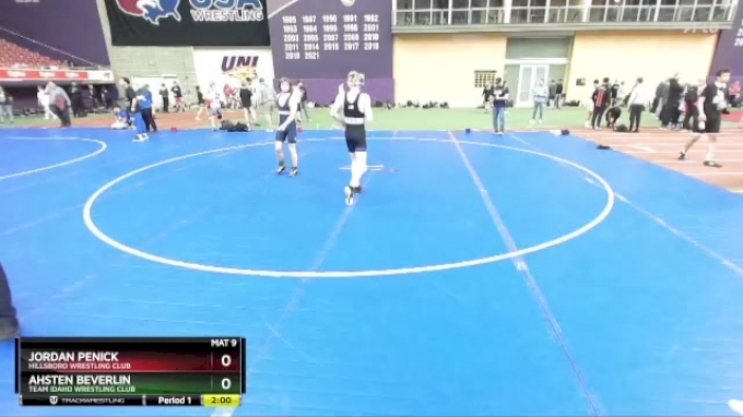 126 lbs Champ. Round 2 - Jordan Penick, Hillsboro Wrestling Club vs ...