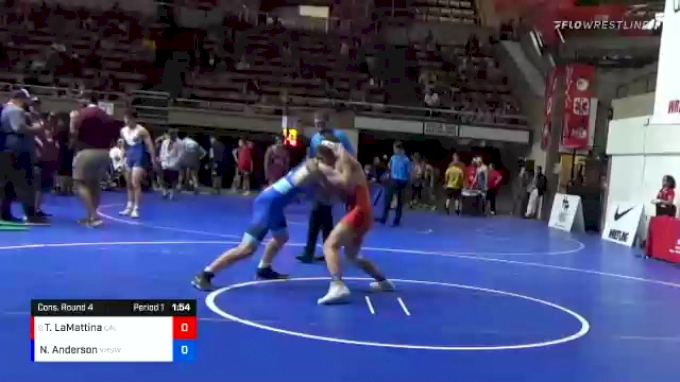 170 lbs Cons. Round 4 - Talan LaMattina, California vs Nathanial ...
