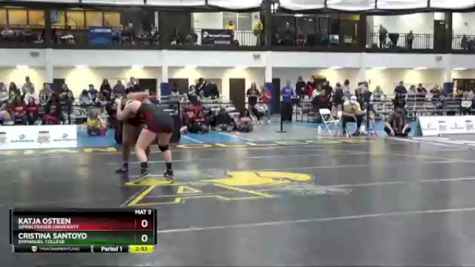 191 lbs Quarterfinal - Katja Osteen, Simon Fraser University vs ...