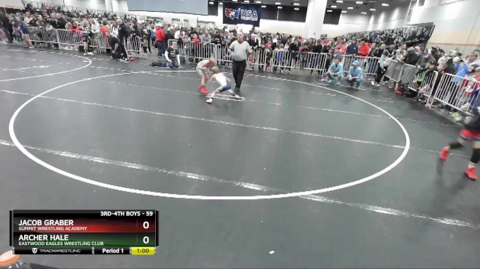 59 lbs Champ. Round 2 - Archer Hale, Eastwood Eagles Wrestling Club vs ...
