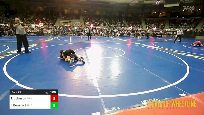 61 lbs Round Of 32 - Tate Johnson, Greater Heights Wrestling vs Isaac ...