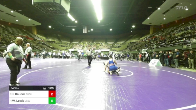 140 lbs Semifinal - Gavin Bauder, Buchanan vs Wyatt Lewis, Clovis